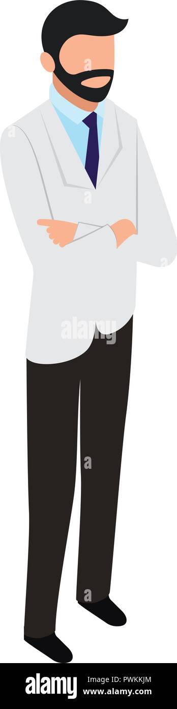 doctor professional practitioner medical healthcare vector illustration ...