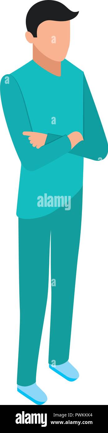 professional doctor in uniform medical healthcare vector illustration ...