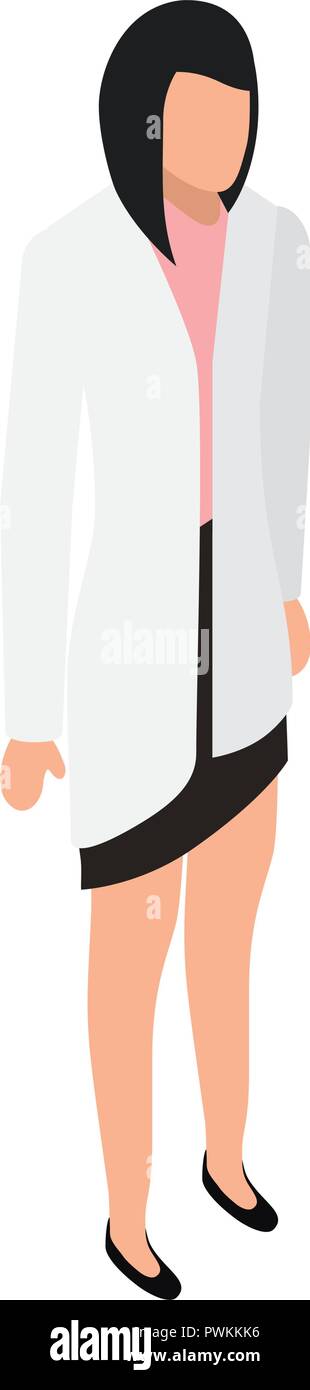 woman staff hospital medical healthcare vector illustration Stock ...
