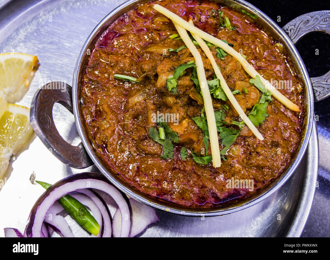 South Indian meat curry Stock Photo - Alamy