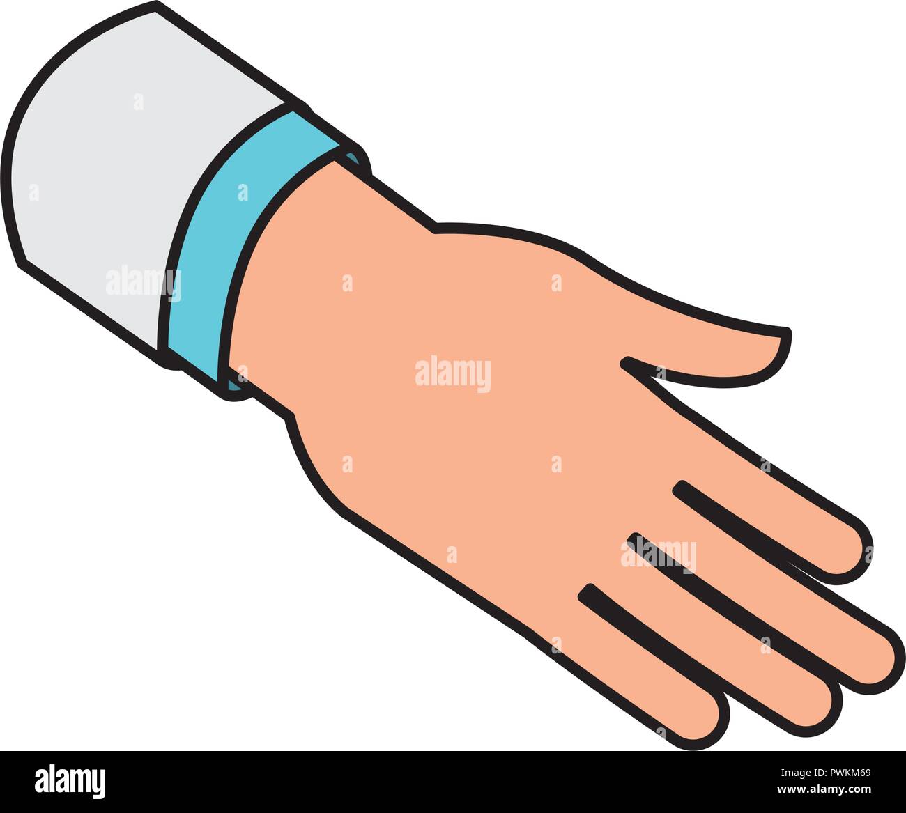 hand doctor help medical healthcare vector illustration Stock Vector ...