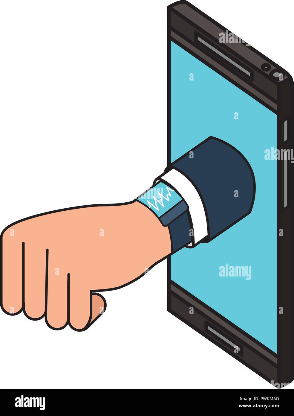 Smart watch related icon Stock Vector Images - Alamy