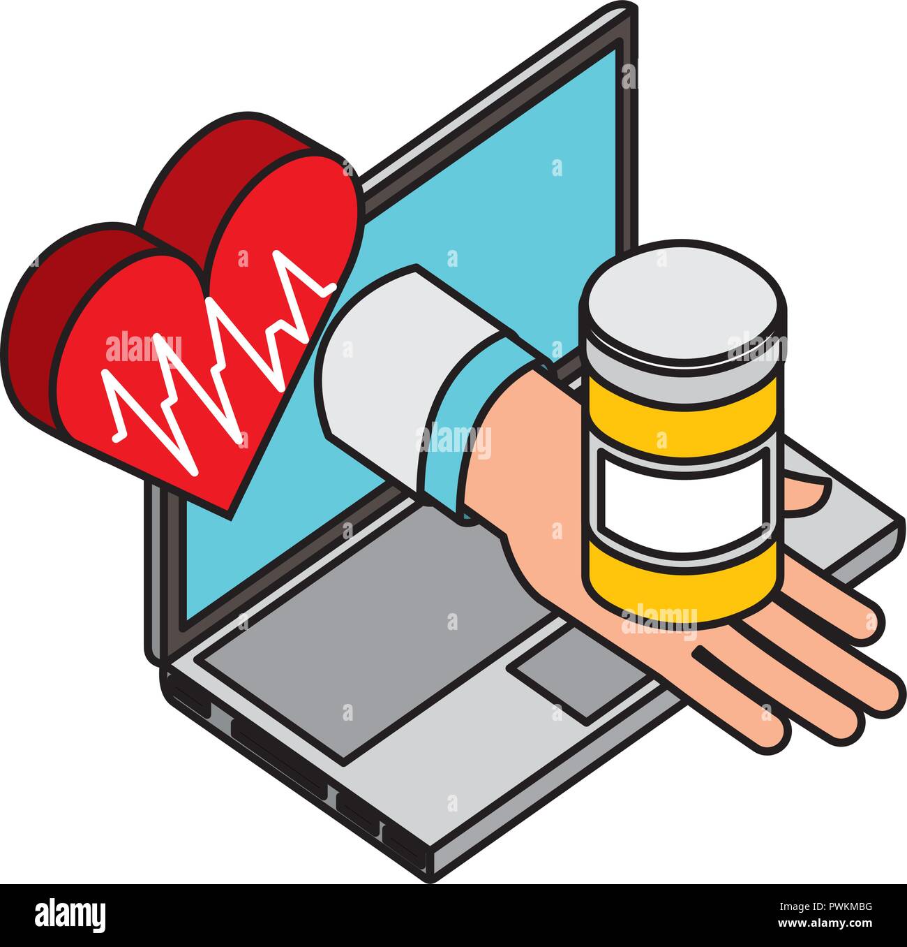 Appointment clipboard healthcare doctor Stock Vector Images - Alamy