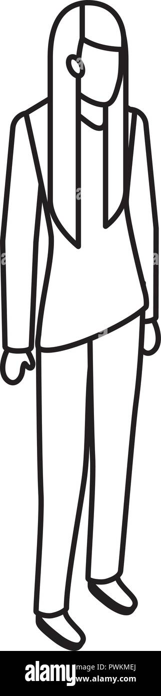 woman staff hospital medical healthcare vector illustration Stock ...