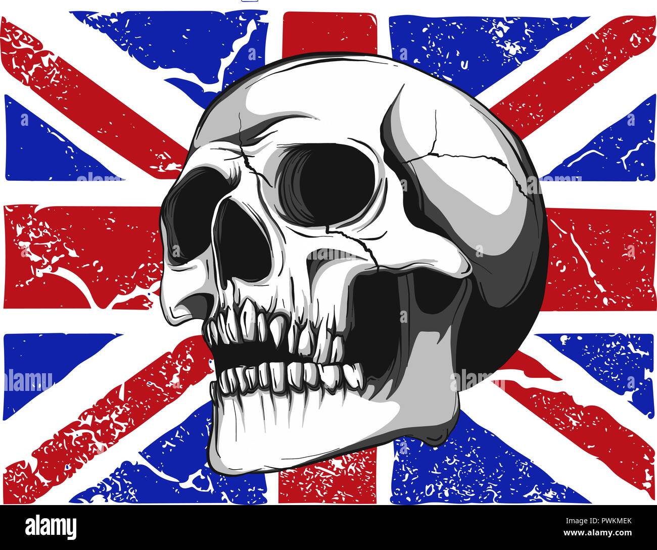 Skull abstract hi-res stock photography and images - Alamy