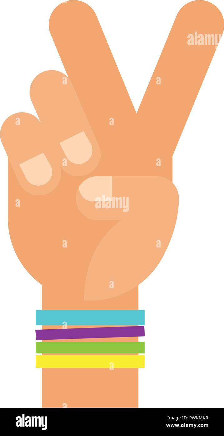 60s Hand Peace Symbol High Resolution Stock Photography and Images - Alamy