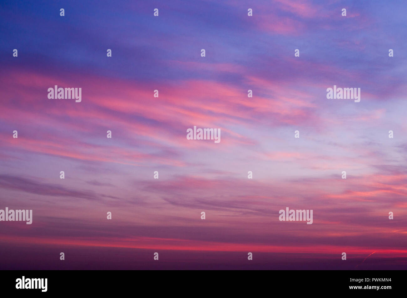 sunrise sky at cold summer morning. background, nature Stock Photo - Alamy