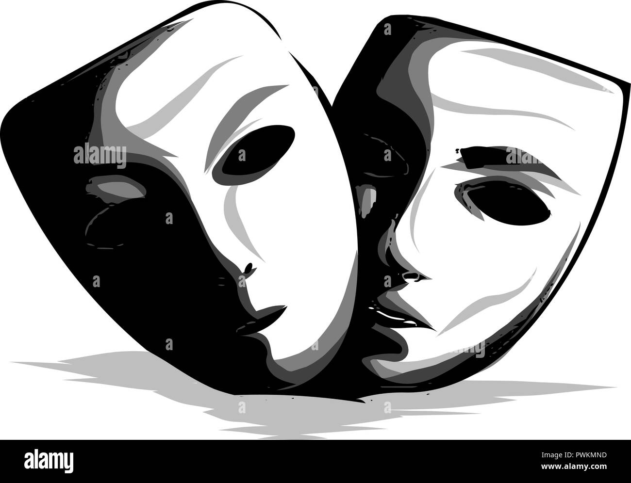 Collagen facial mask skin Stock Vector Images - Alamy