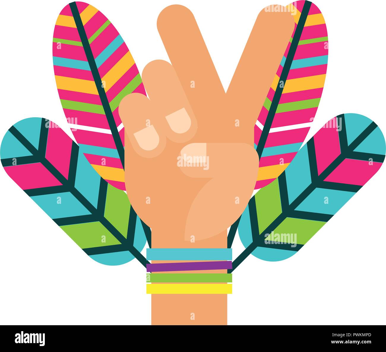 60s Hand Peace Symbol High Resolution Stock Photography and Images - Alamy