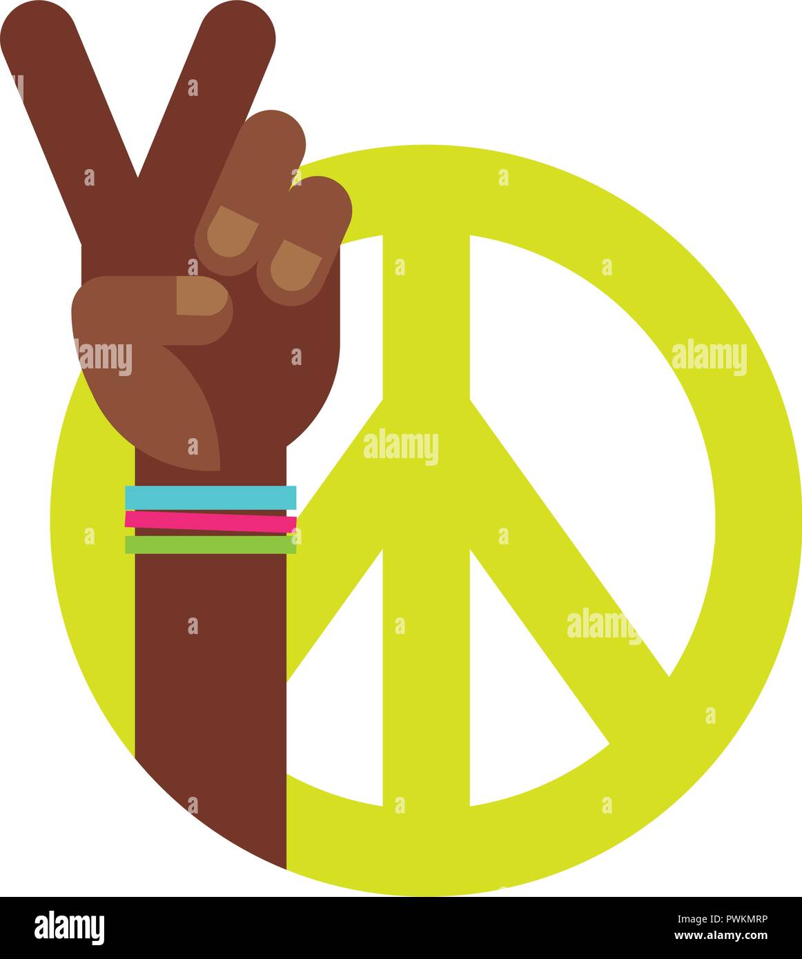 60s Hand Peace Symbol High Resolution Stock Photography and Images - Alamy
