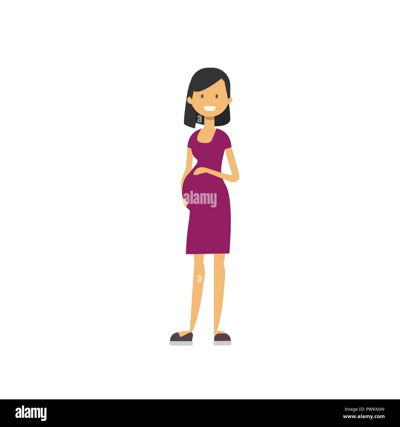 Female stomach new Stock Vector Images - Alamy