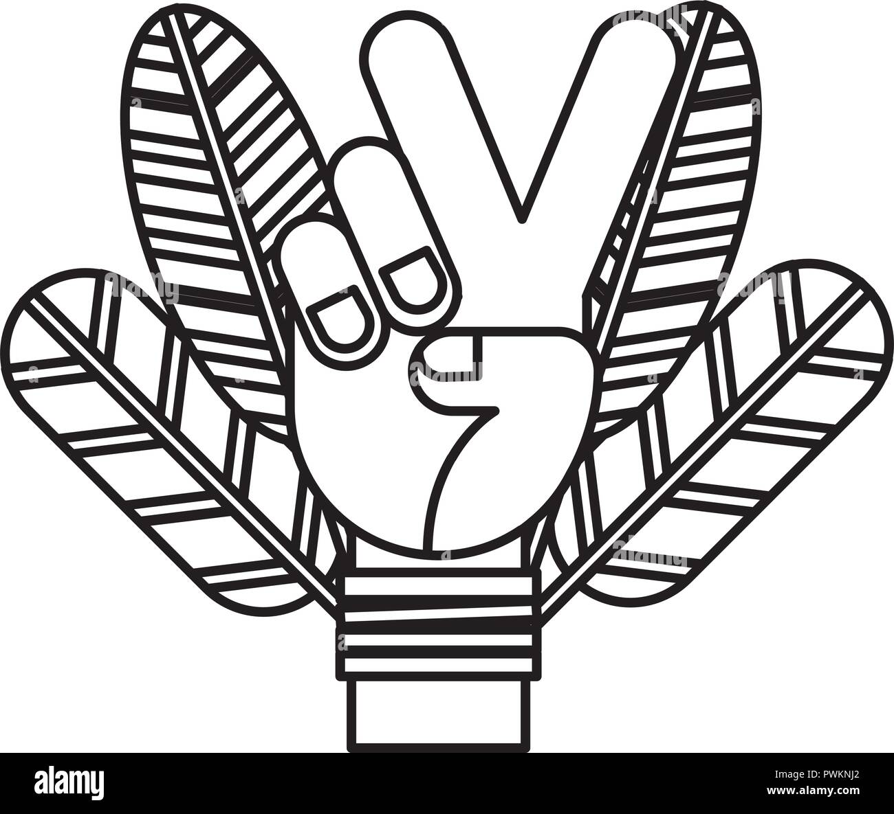 60s Hand Peace Symbol High Resolution Stock Photography and Images - Alamy
