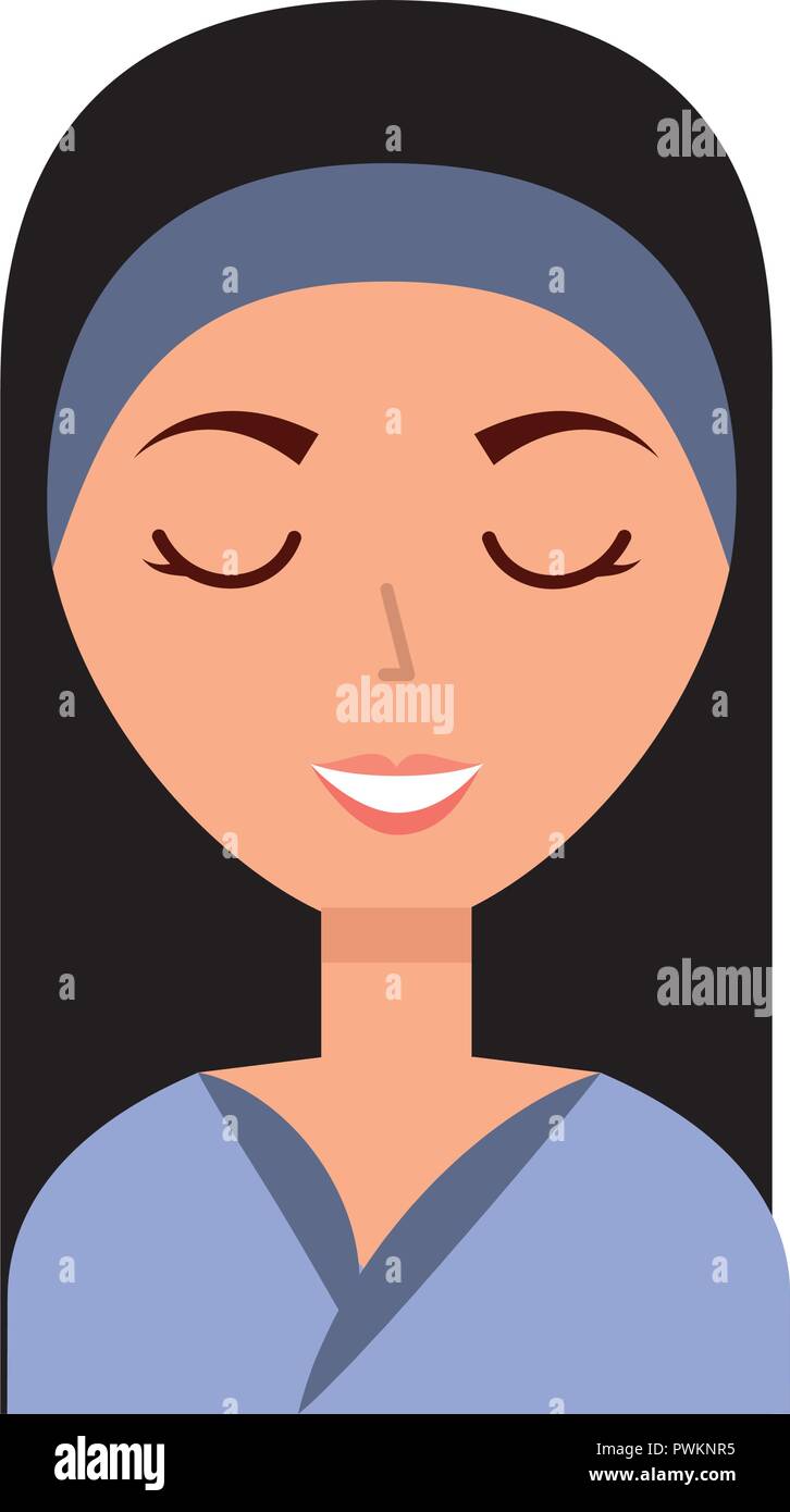 Woman body scrub one person Stock Vector Images - Alamy