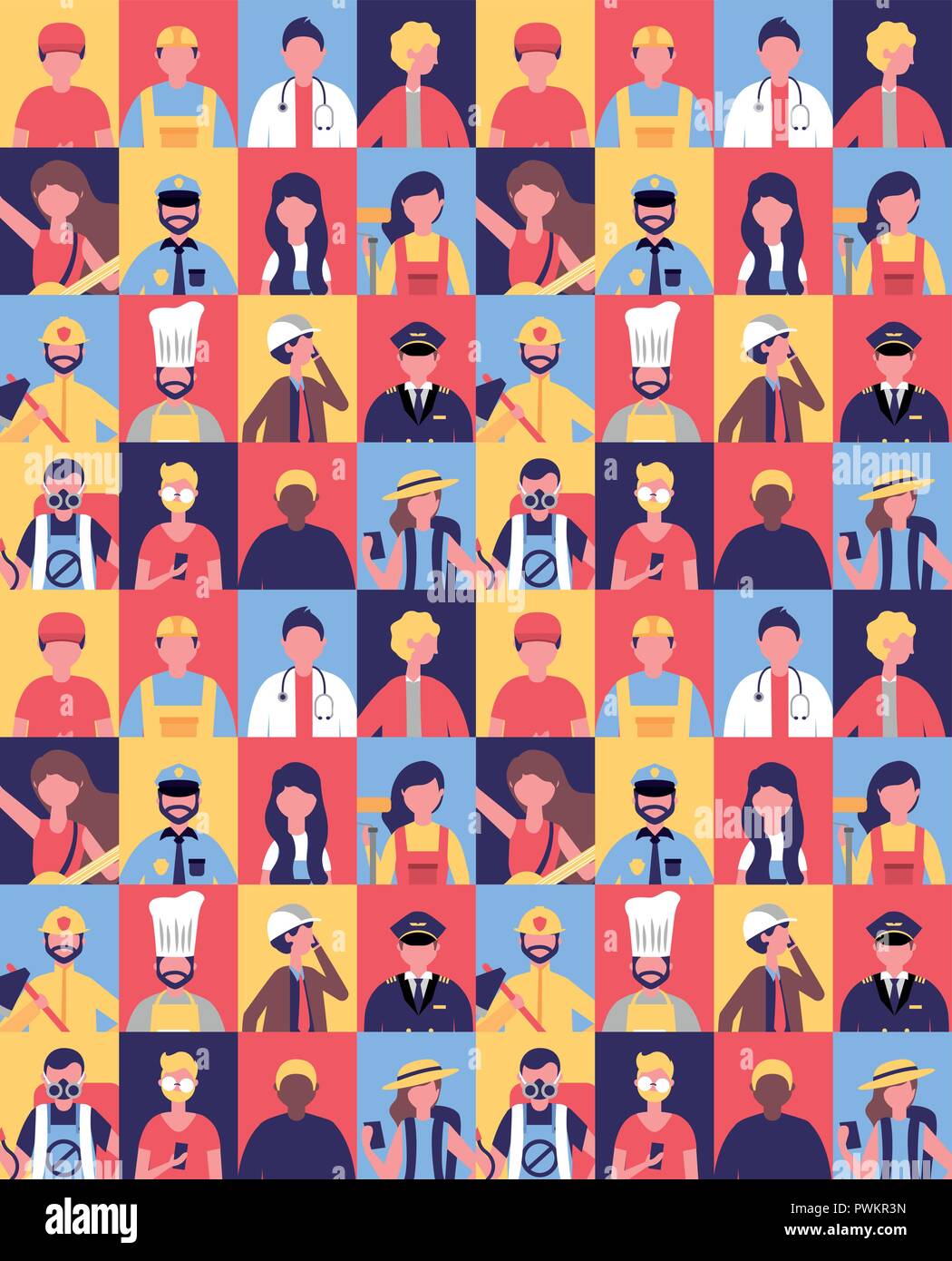 Occupations working businessman Stock Vector Images - Alamy