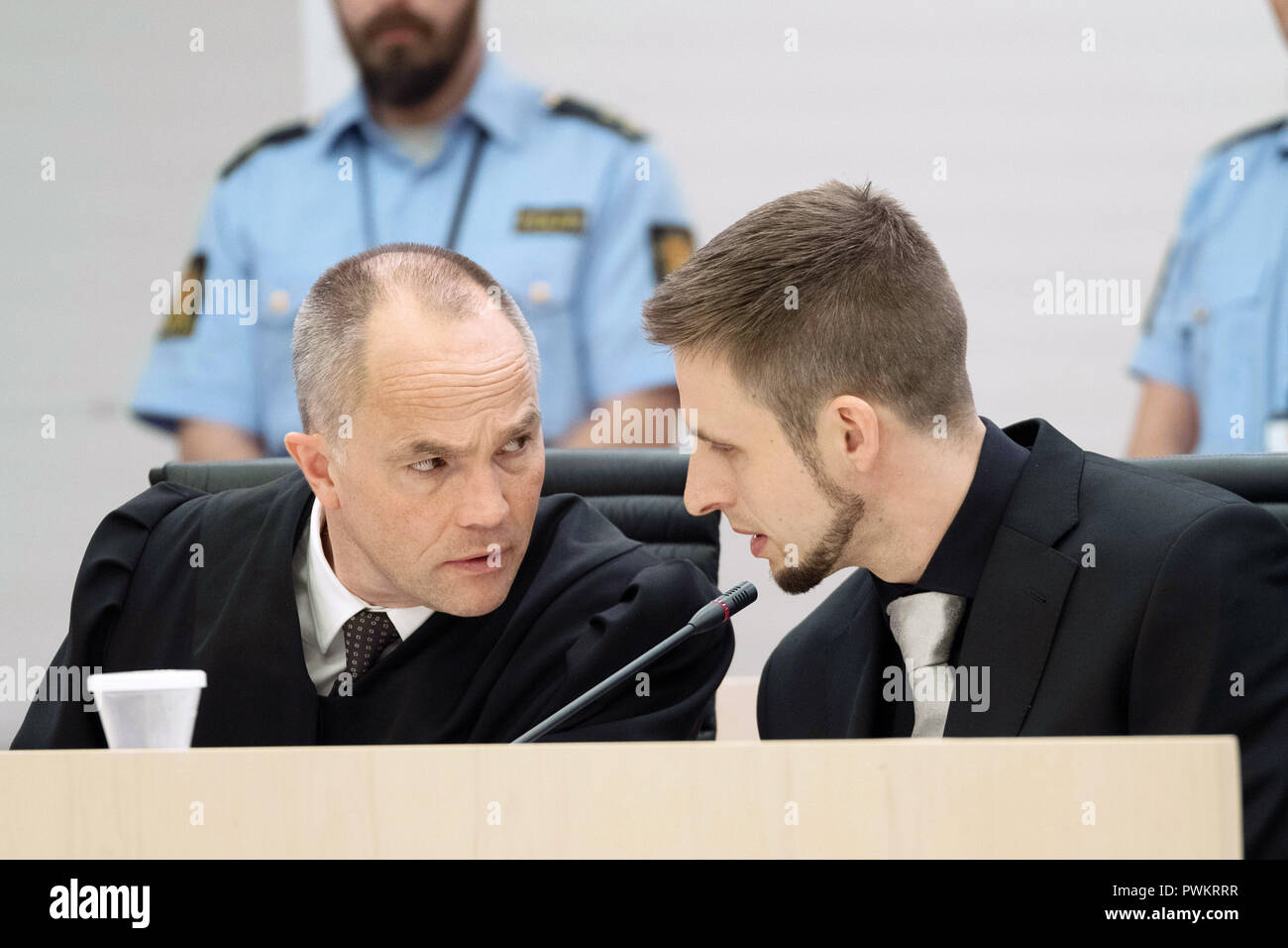 22 JULY, l-r: Jon Oigarden, Anders Danielsen Lie, 2018. ph: Erik ...