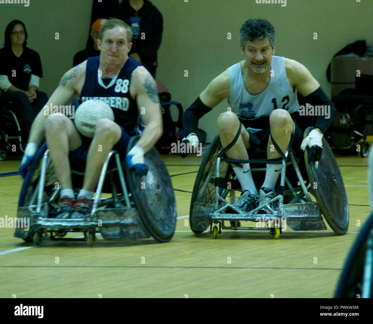 Wheelchair Rugby Tournament Stock Photo - Alamy