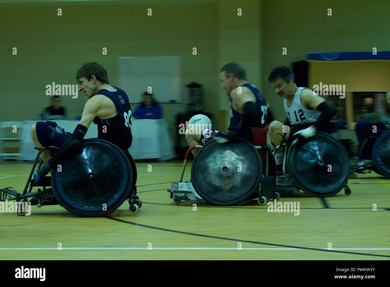 Wheelchair Rugby Tournament Stock Photo - Alamy