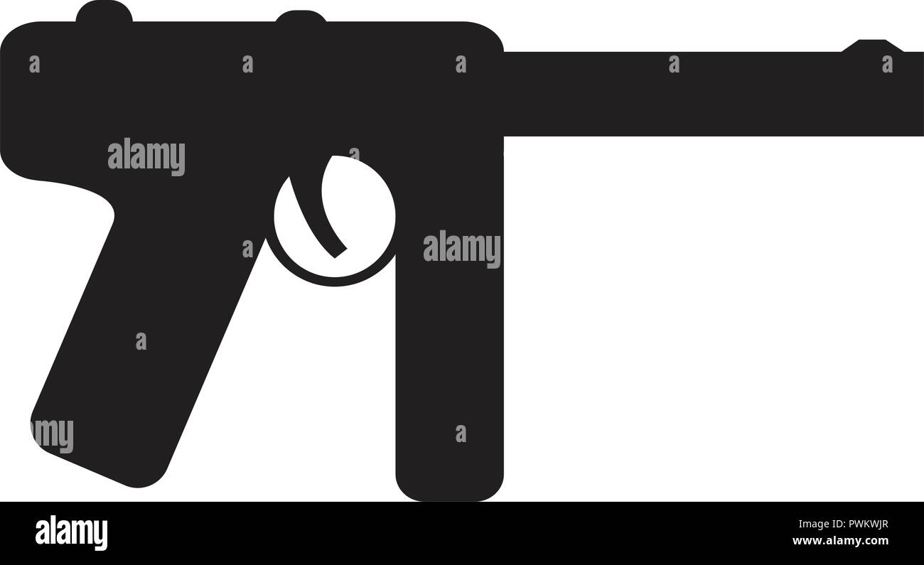 Rifle machine gun bullet Stock Vector Images - Alamy