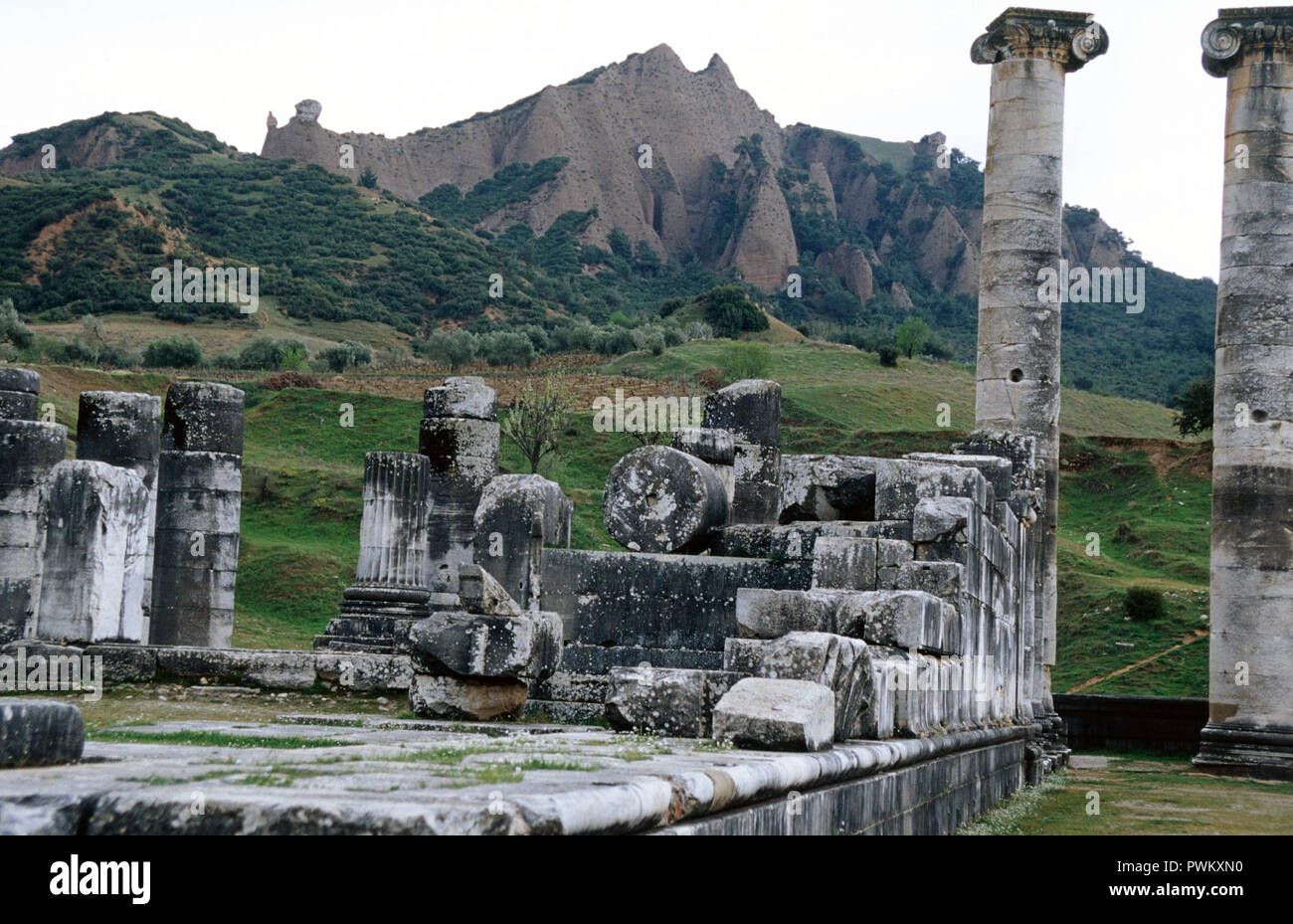 Temple of Artemis,Sardis,Turkey Stock Photo - Alamy