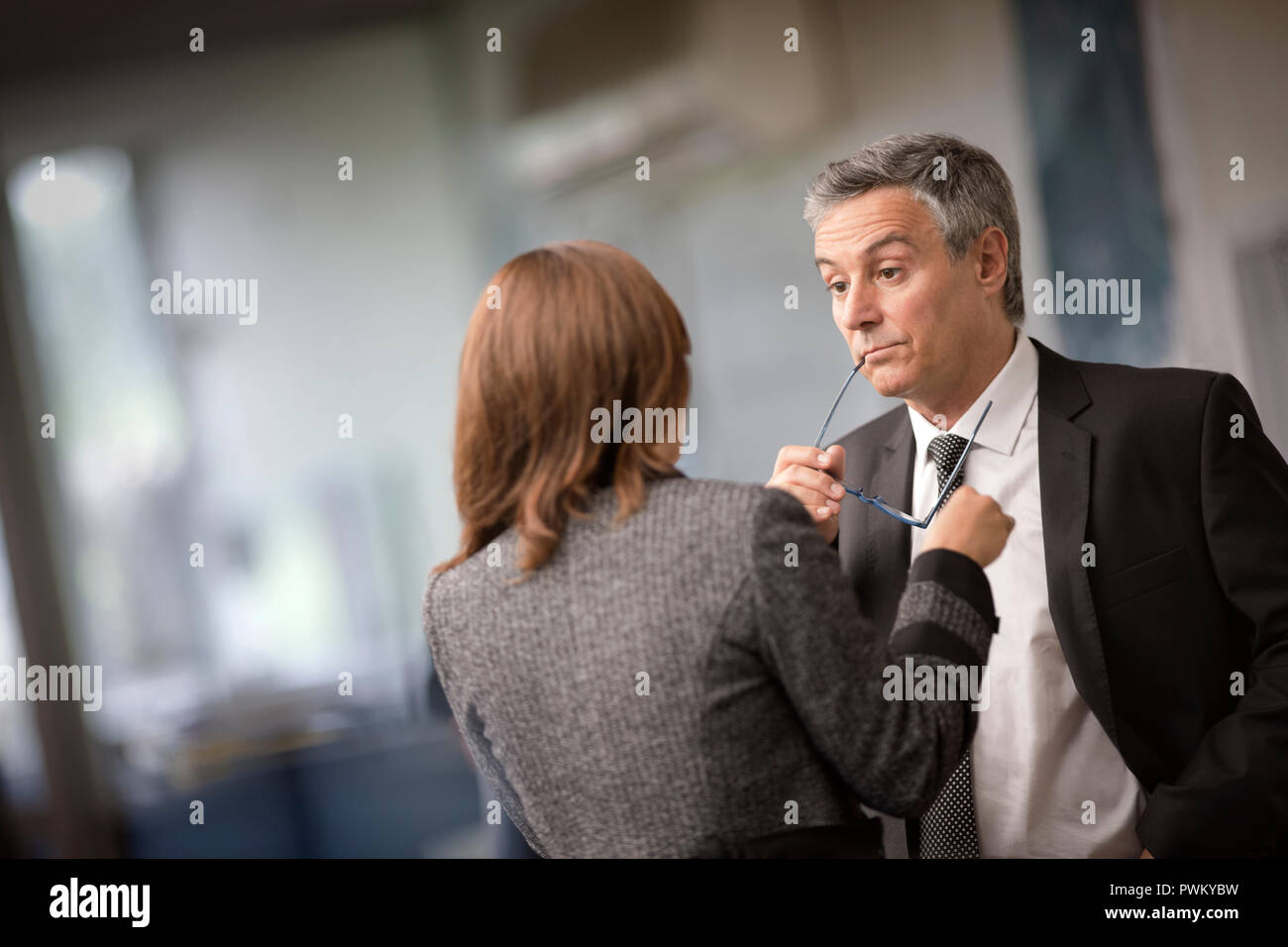 Man in surprise raises eyebrows hi-res stock photography and images - Alamy