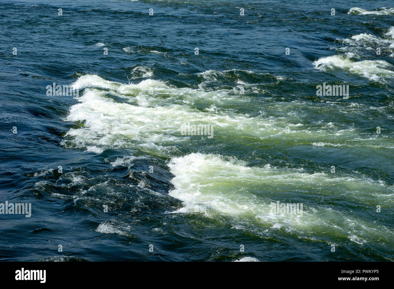 The beauty of a river flowing over rocks Stock Photo - Alamy