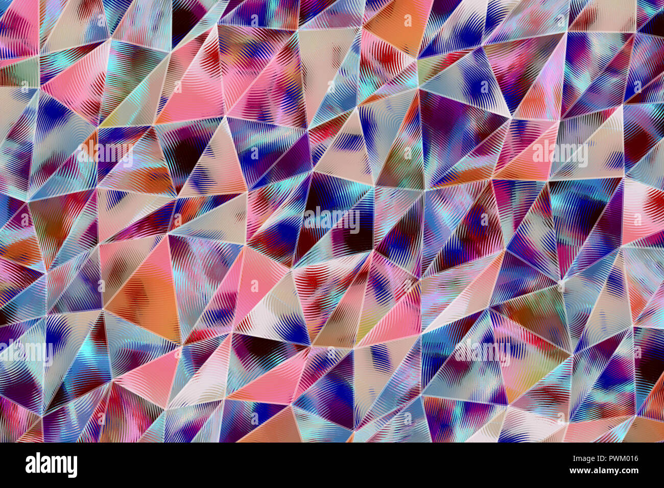 Abstract triangle strip. Good for web page, wallpaper, graphic design, catalog, texture or ...