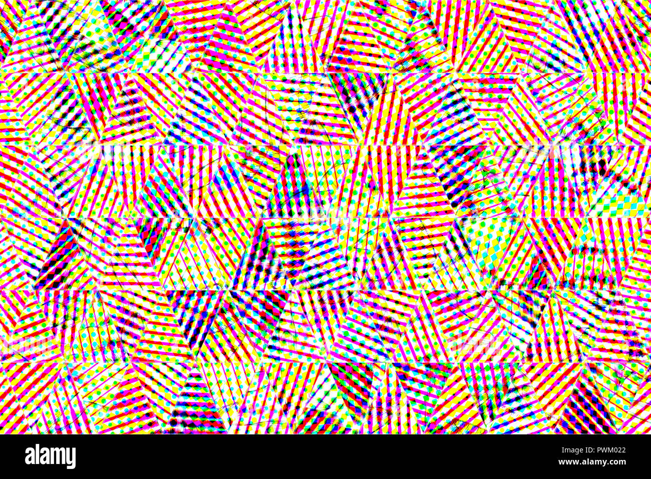 Abstract pattern of geometric triangle strip, artistic for graphic ...