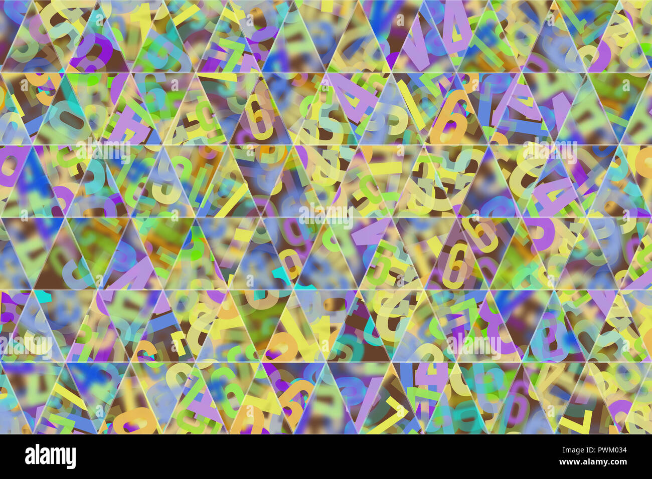 Artistic triangle strip pattern of geometric background abstract Stock ...