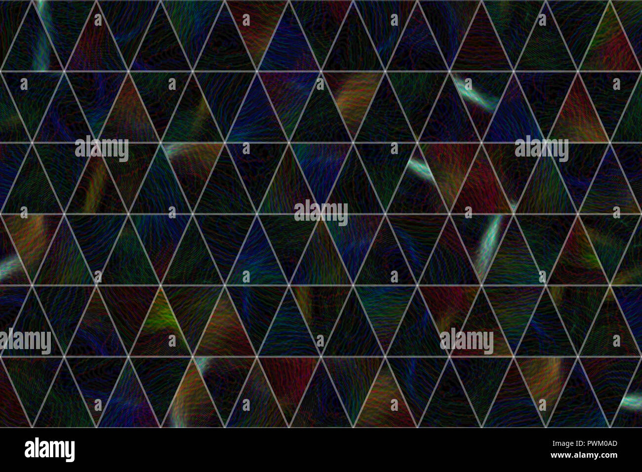 Abstract pattern of geometric triangle strip, artistic for graphic ...