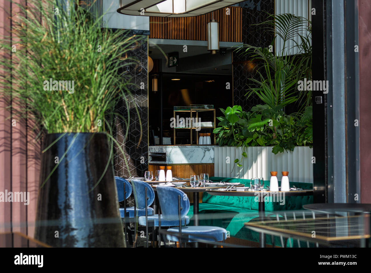 Beautiful cafeteria interior hi-res stock photography and images - Alamy