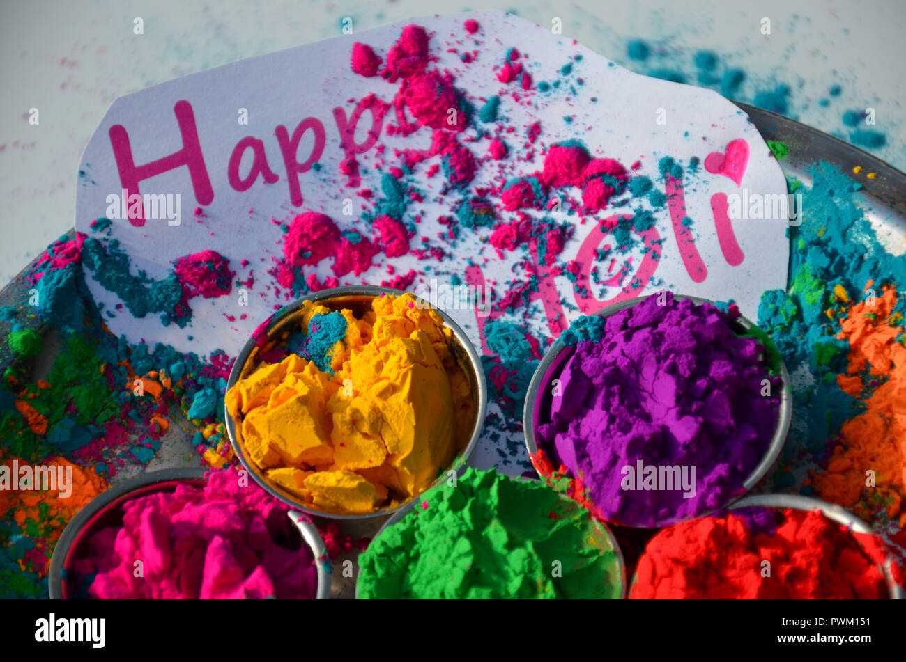Holi game colours hi-res stock photography and images - Alamy