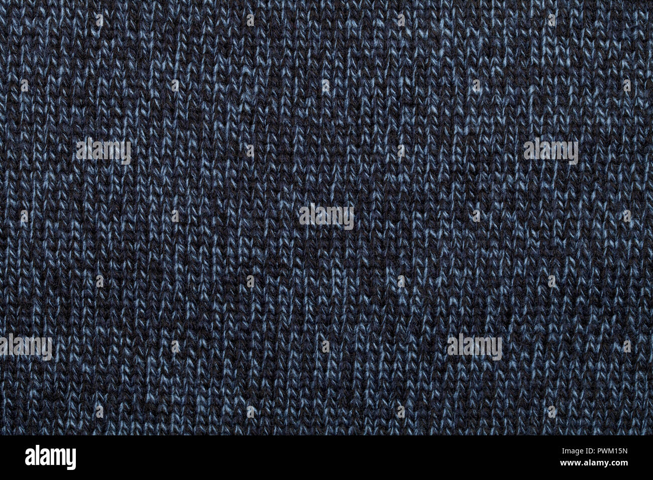 Heather dark blue knitted fabric textured background Stock Photo - Alamy