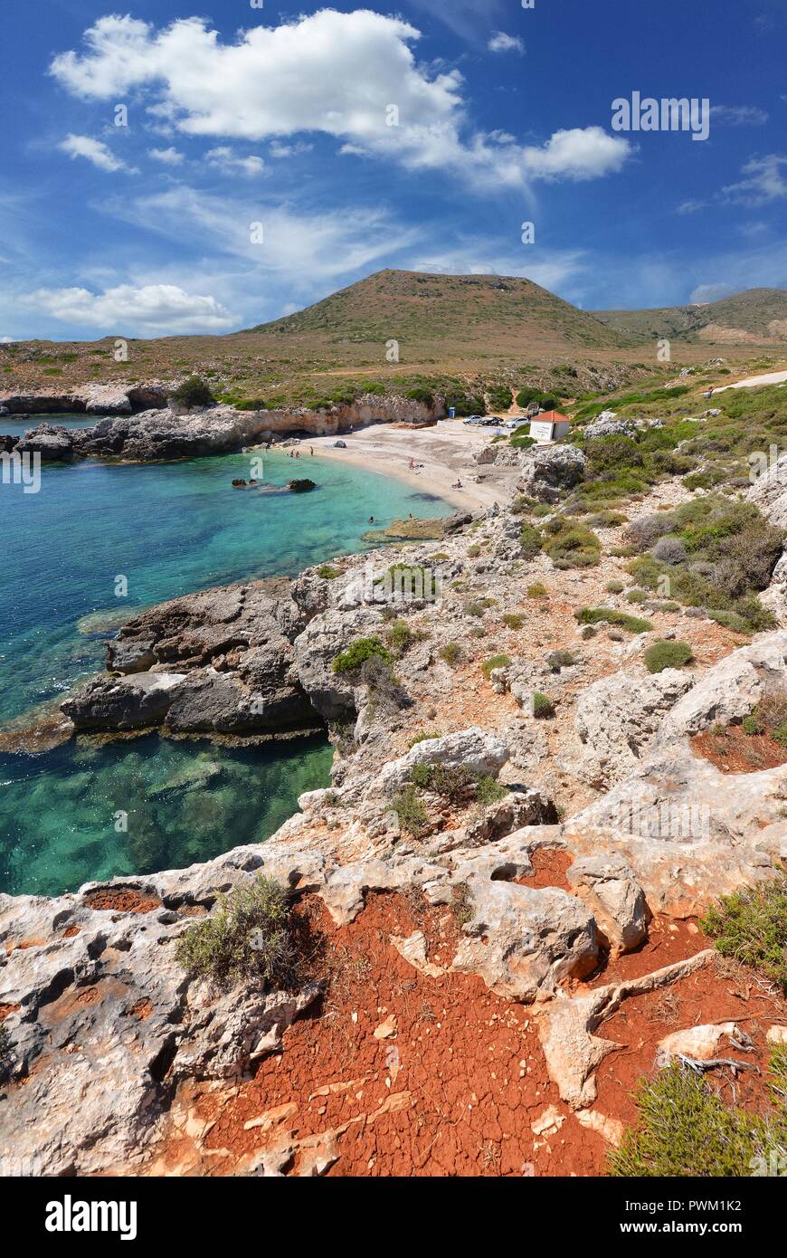 Landscape of greece islands Stock Photo - Alamy