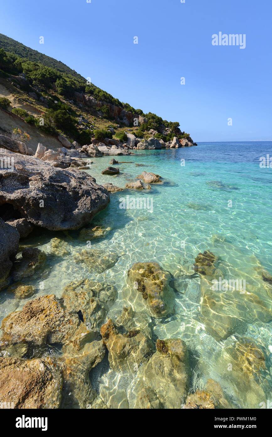 Landscape of greece islands Stock Photo - Alamy