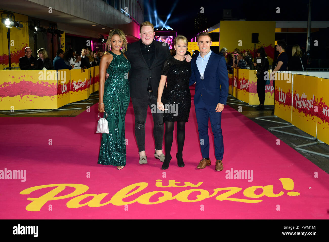 (left to right) Alexandra Mardell, Colson Smith Sally Dynevor and Alan ...