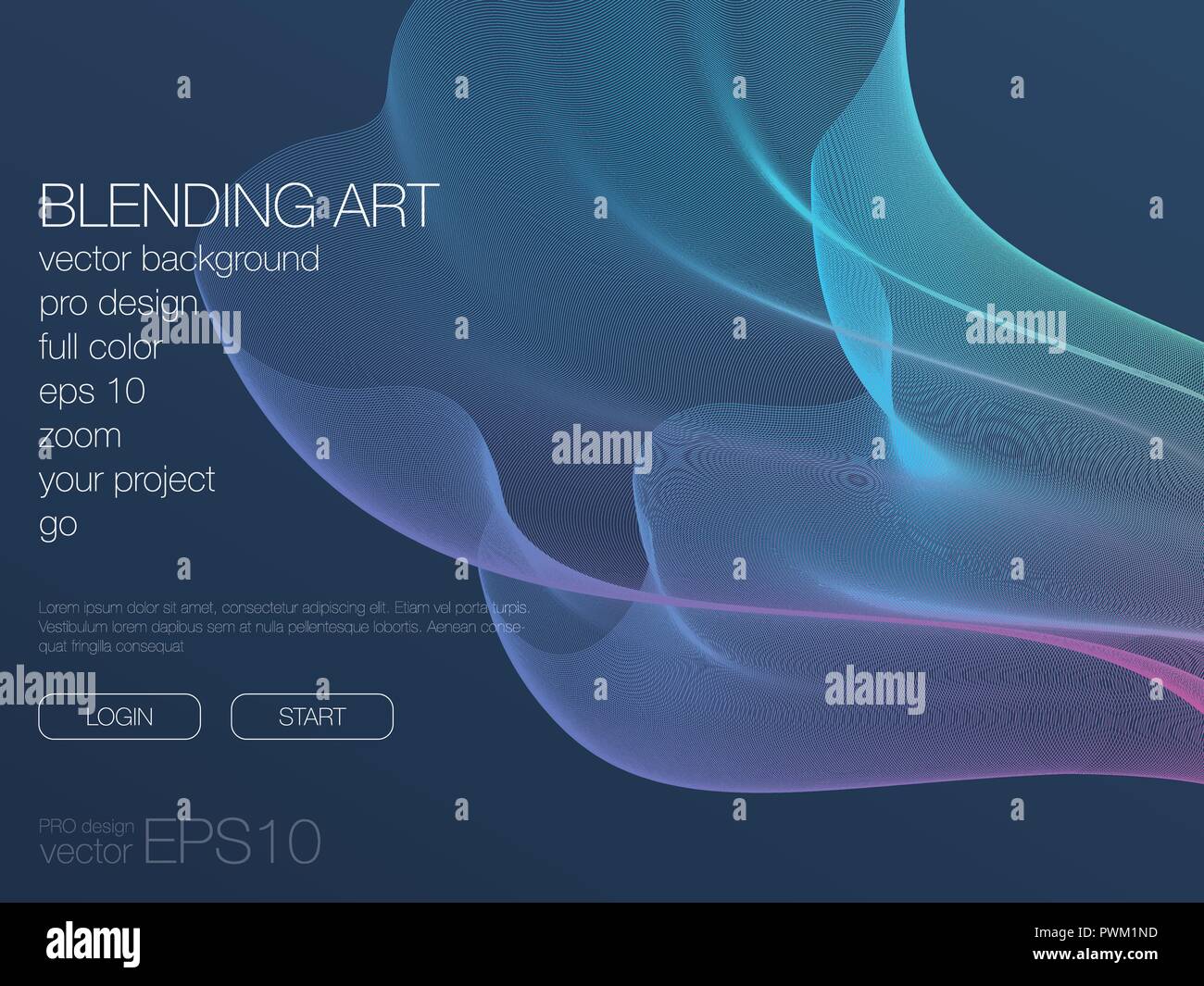 Futuristic user interface. UI Technology background vector Stock Vector ...