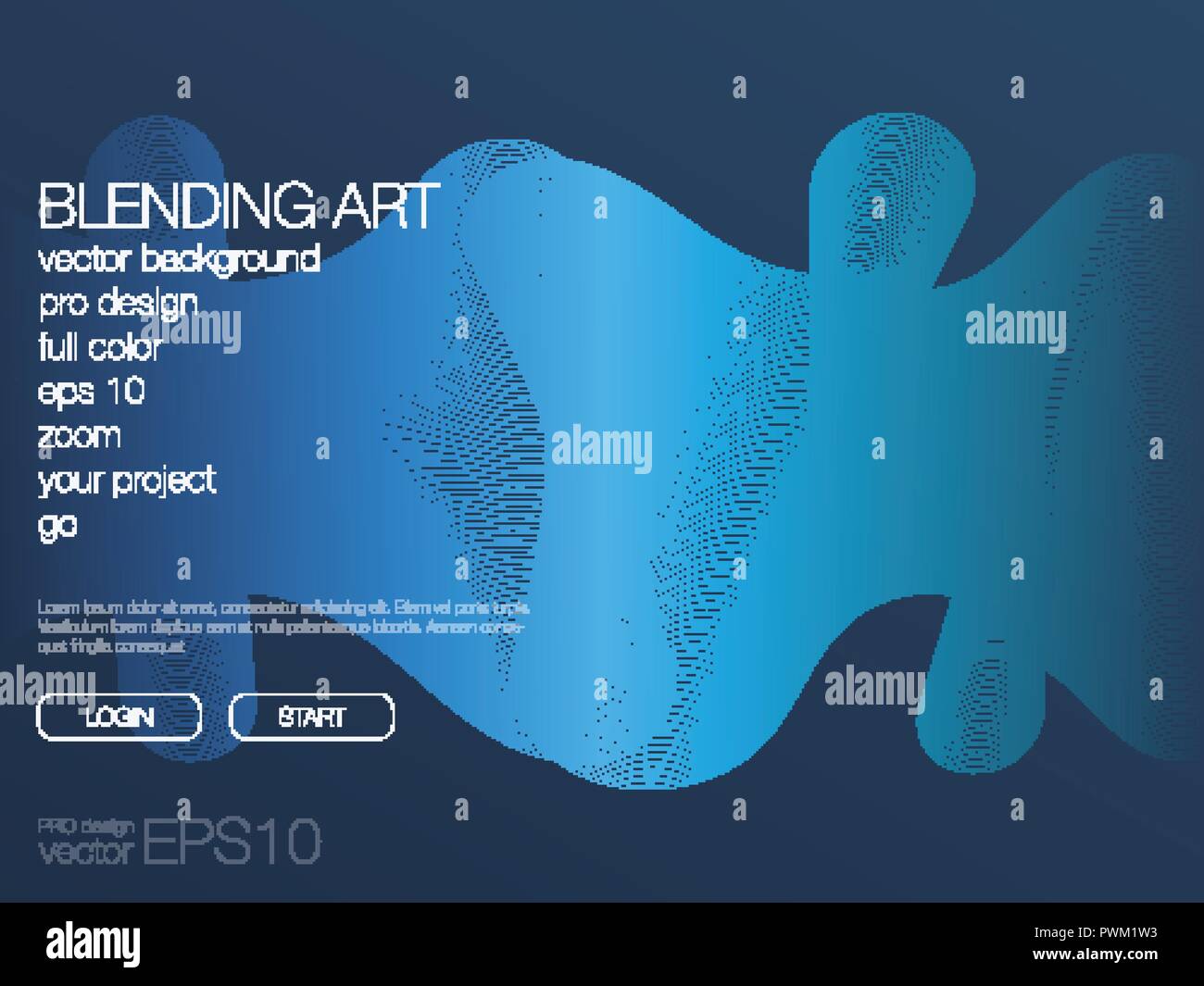 Futuristic user interface. UI Technology background vector Stock Vector ...