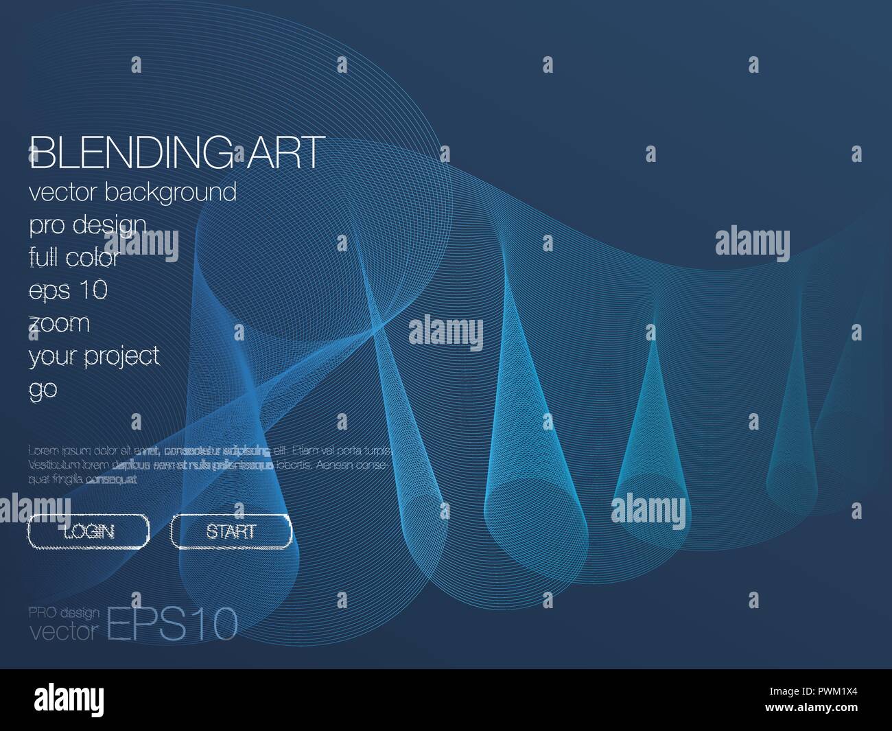 Futuristic user interface. UI Technology background vector Stock Vector ...