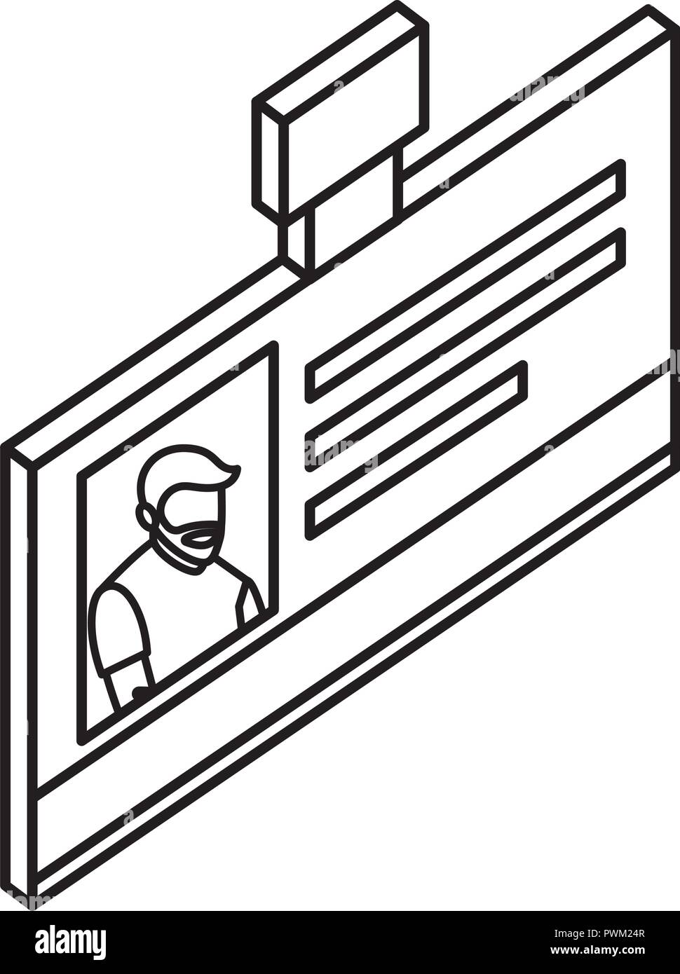 Medical id card Stock Vector Images - Alamy