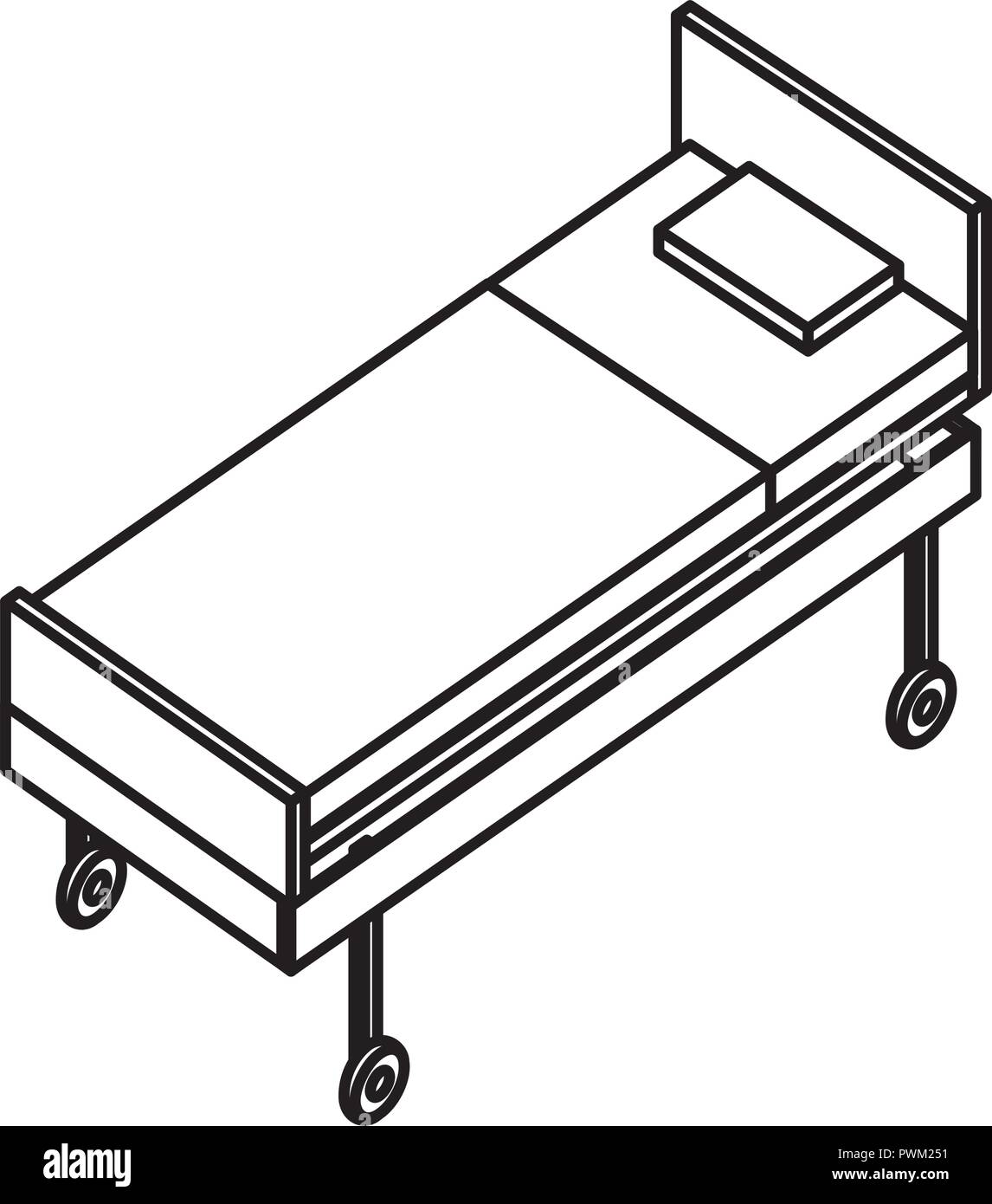 Medical bed with wheels hi-res stock photography and images - Alamy