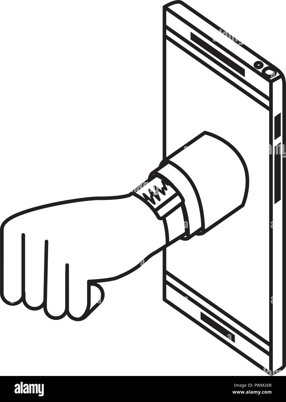 Smart watch related icon Stock Vector Images - Alamy