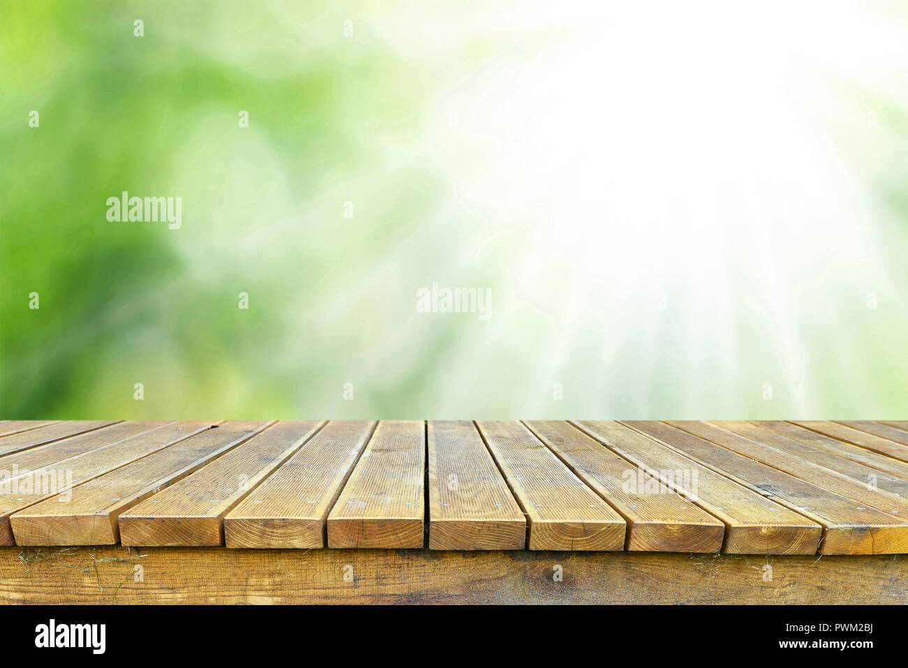 empty table for display montages Stock Photo - Alamy