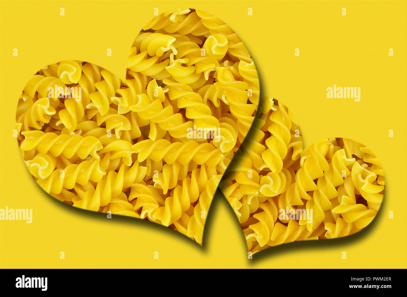 Pasta hearts hi-res stock photography and images - Alamy