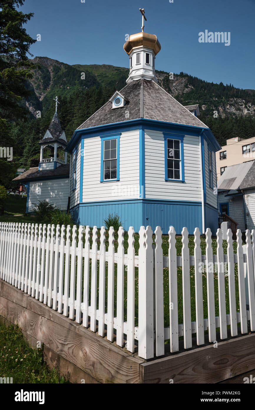 St. Nicholas Russian Orthodox Church ,Juneau, Alaska Stock Photo - Alamy