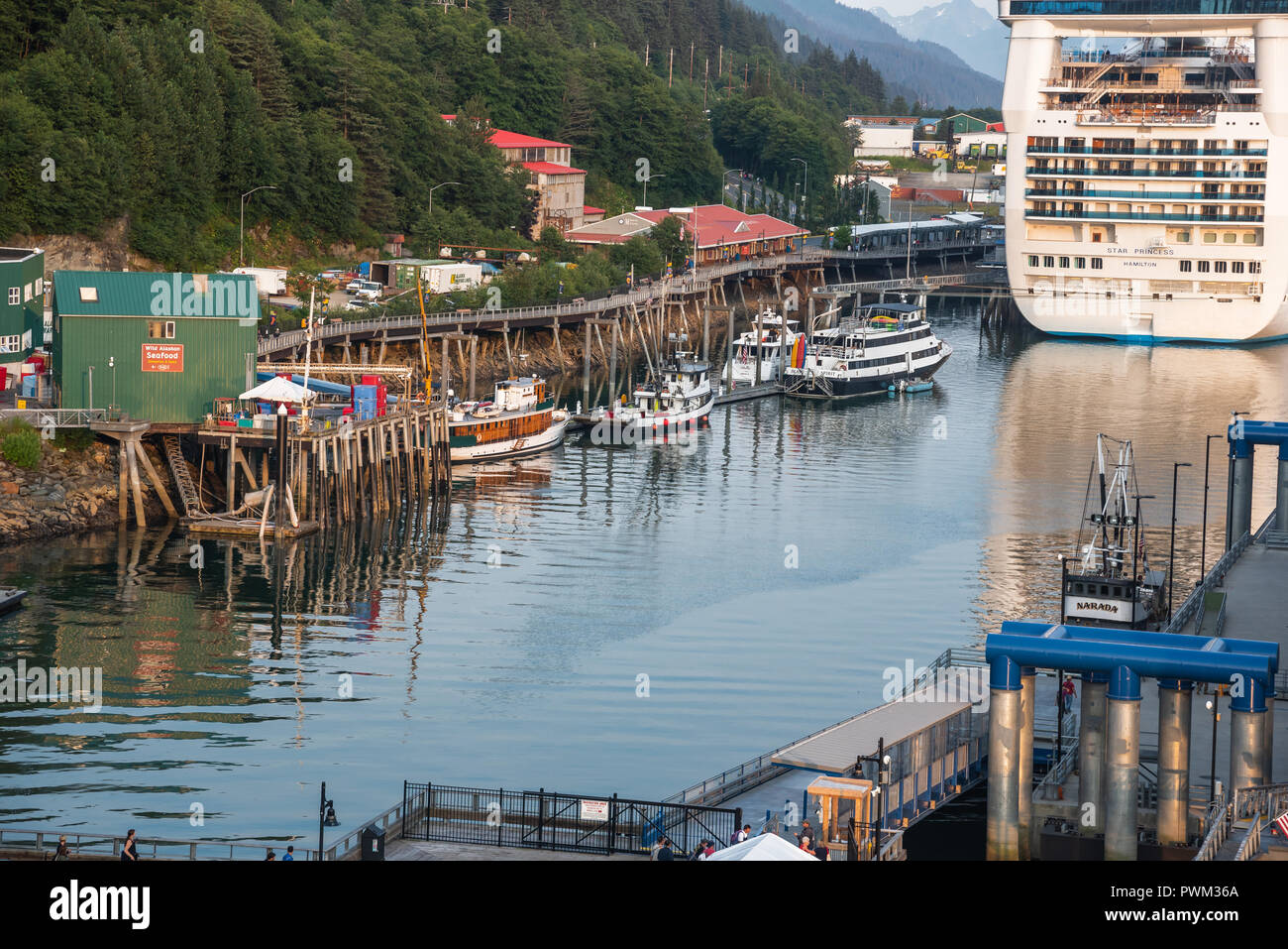 Alaska juneau cruise ship dock hi-res stock photography and images - Alamy