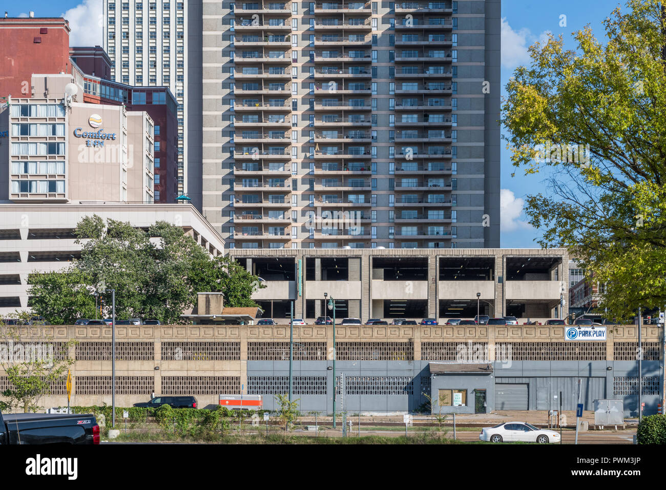 Buildings in downtown Memphis Stock Photo - Alamy