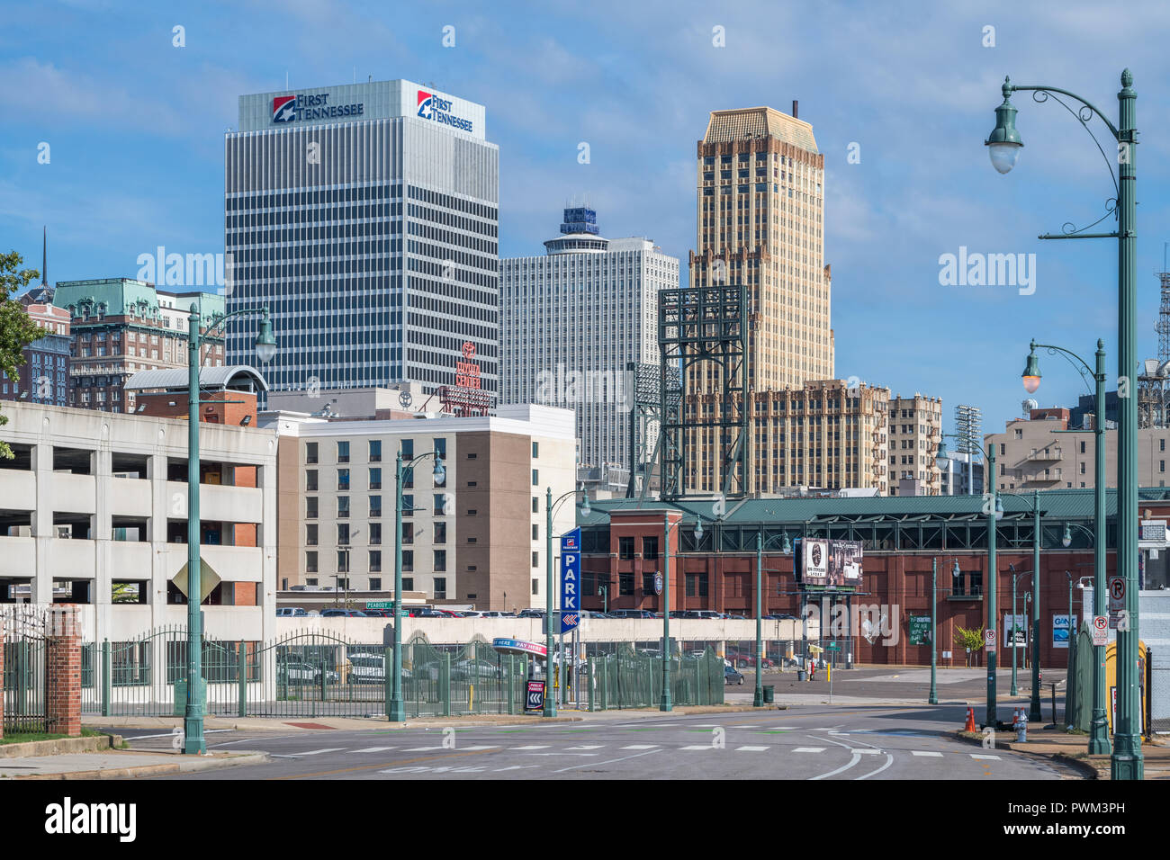 View of downtown Memphis Stock Photo - Alamy