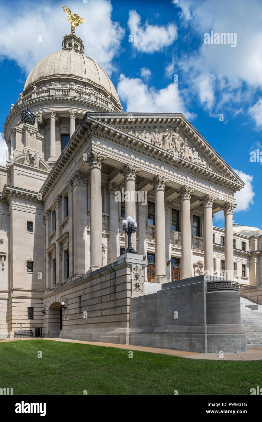 Mississippi State Capitol building, designed by Cass Gilbert Stock ...