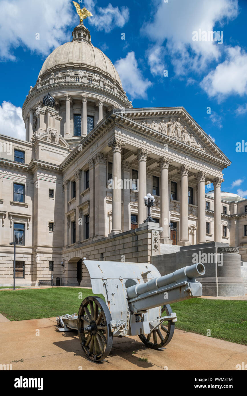 Mississippi State Capitol building, designed by Cass Gilbert Stock ...