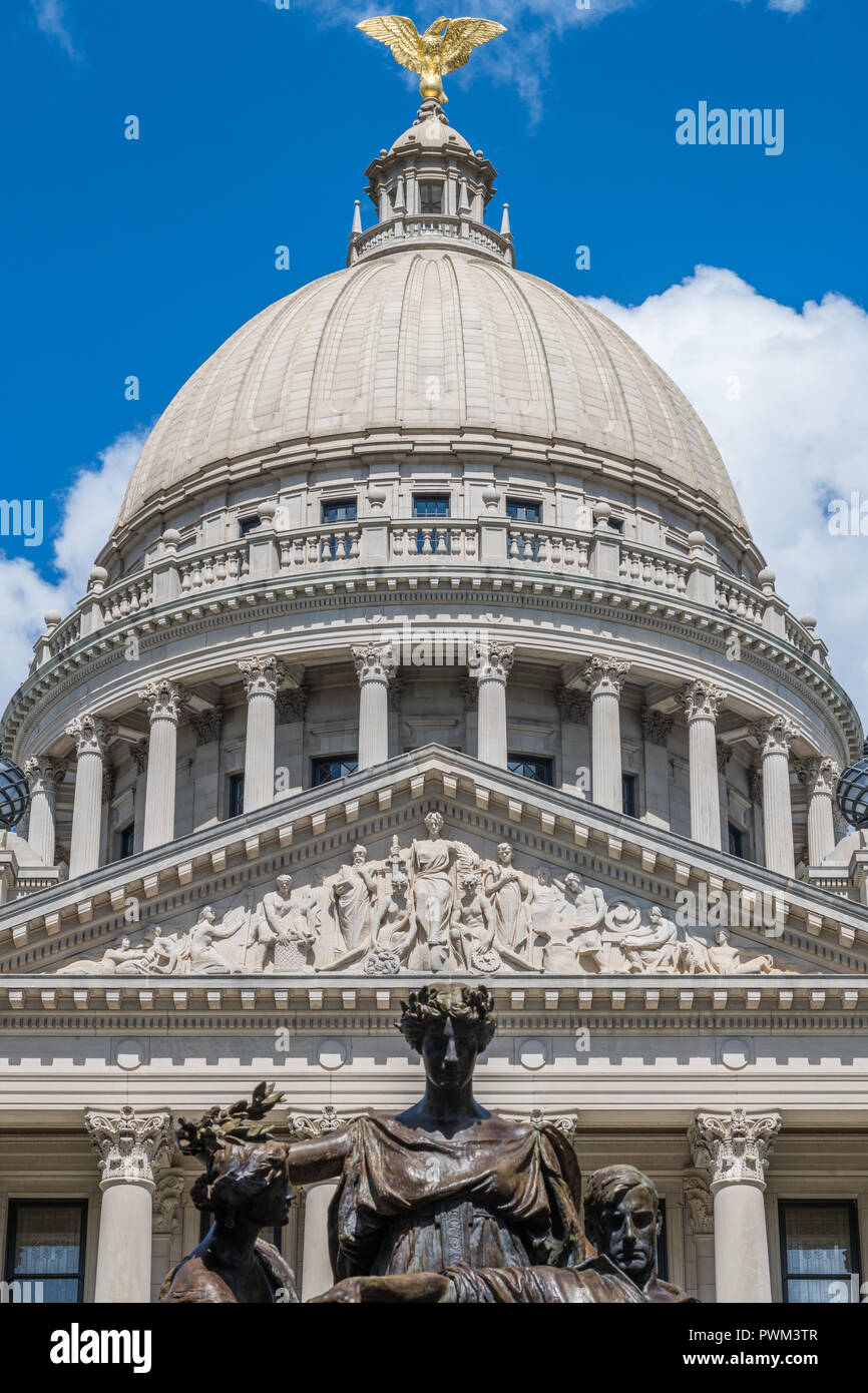 Mississippi State Capitol building, designed by Cass Gilbert Stock ...